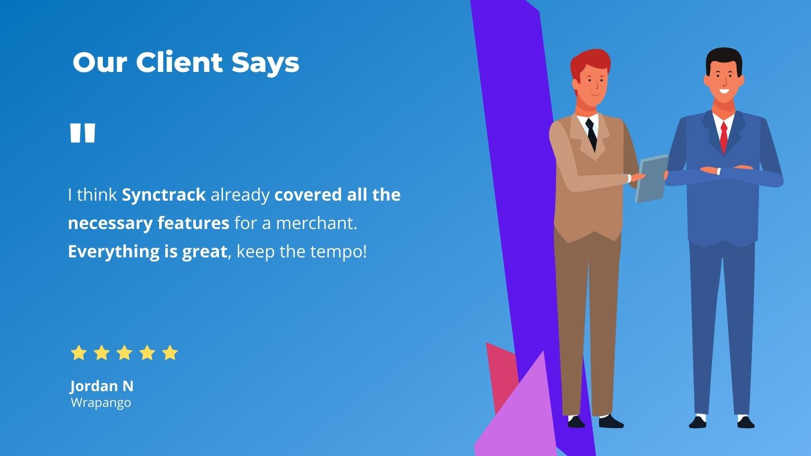 Synctrack - Success story from Wrapango