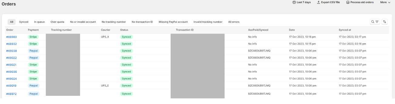 Check Sync Status - Synctrack