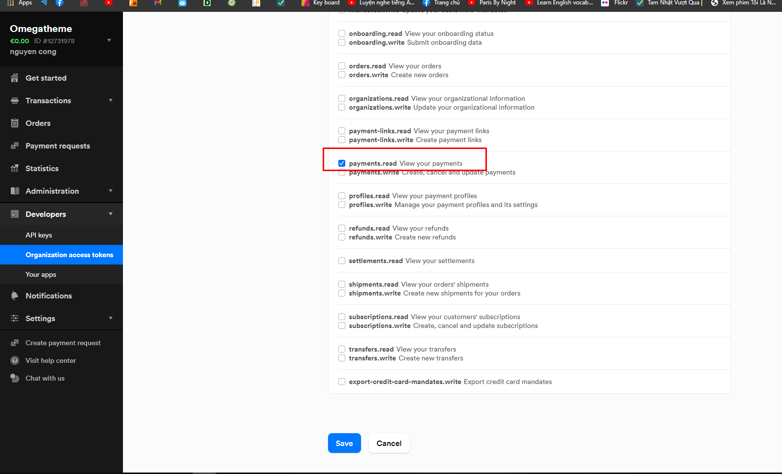 Sync tracking with Mollie payment gateway - Synctrack