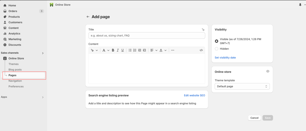 Embed return portal to the store page - Synctrack